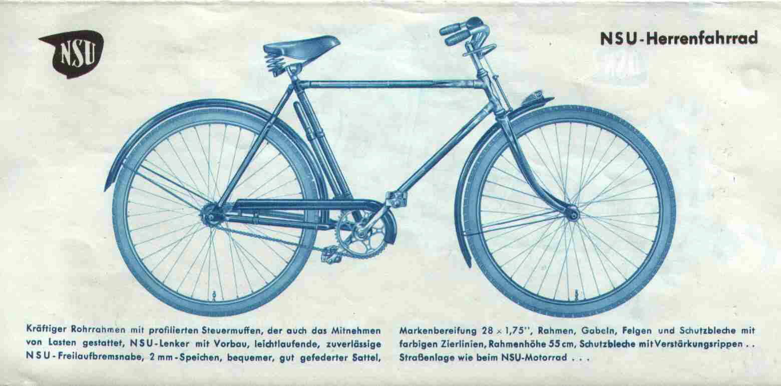 Nsu Fahrrader Modelle
